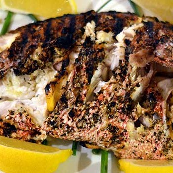 GRILLED WHOLE RED SNAPPER WITH LEMON, GARLIC, AND HERBS - Good Cooking