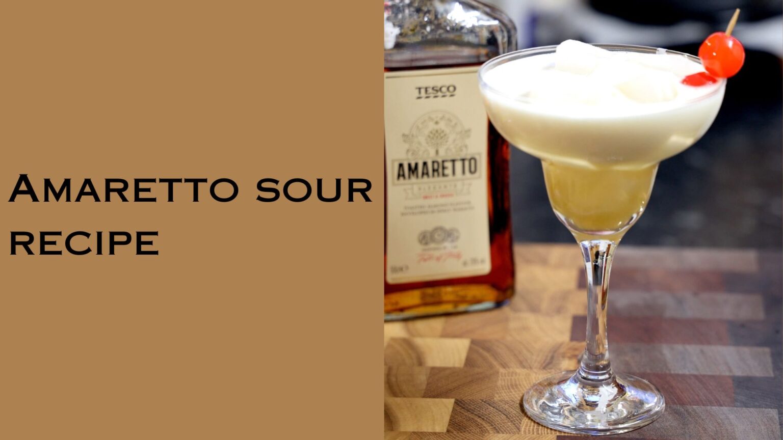 Amaretto Sour Recipe - Good Cooking